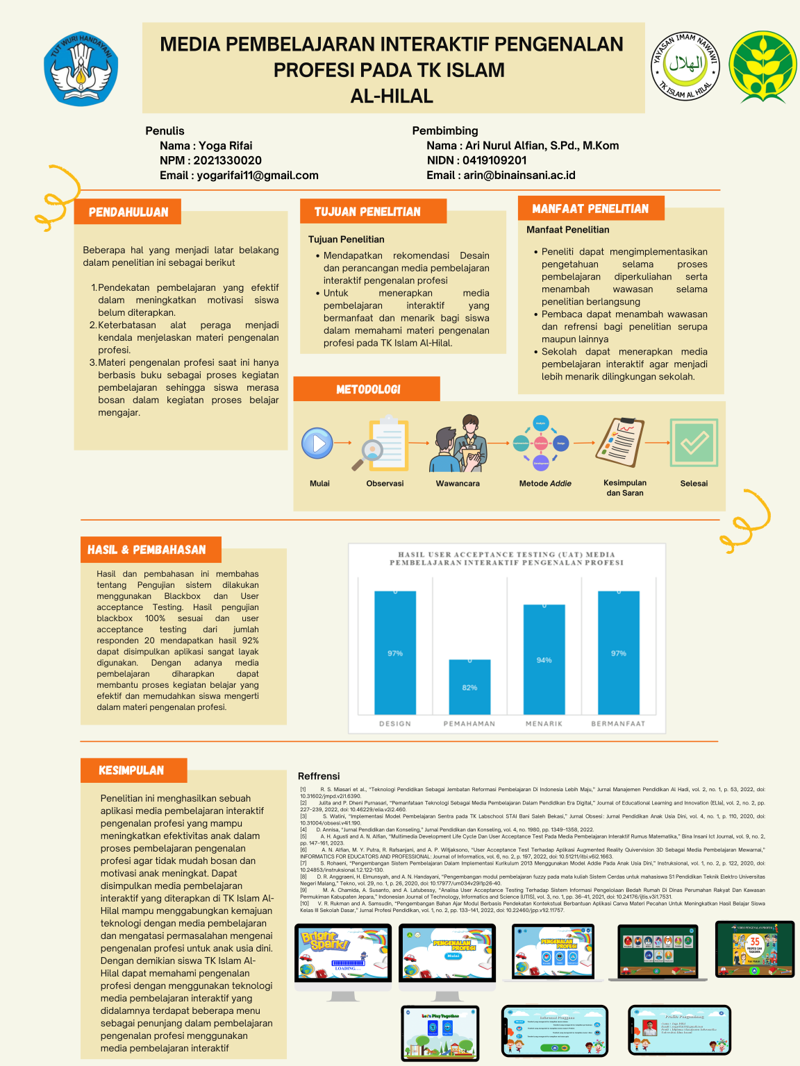 Poster Tugas Akhir Prodi MI Tahun 2024 Universitas Bina Insani – Karya ...