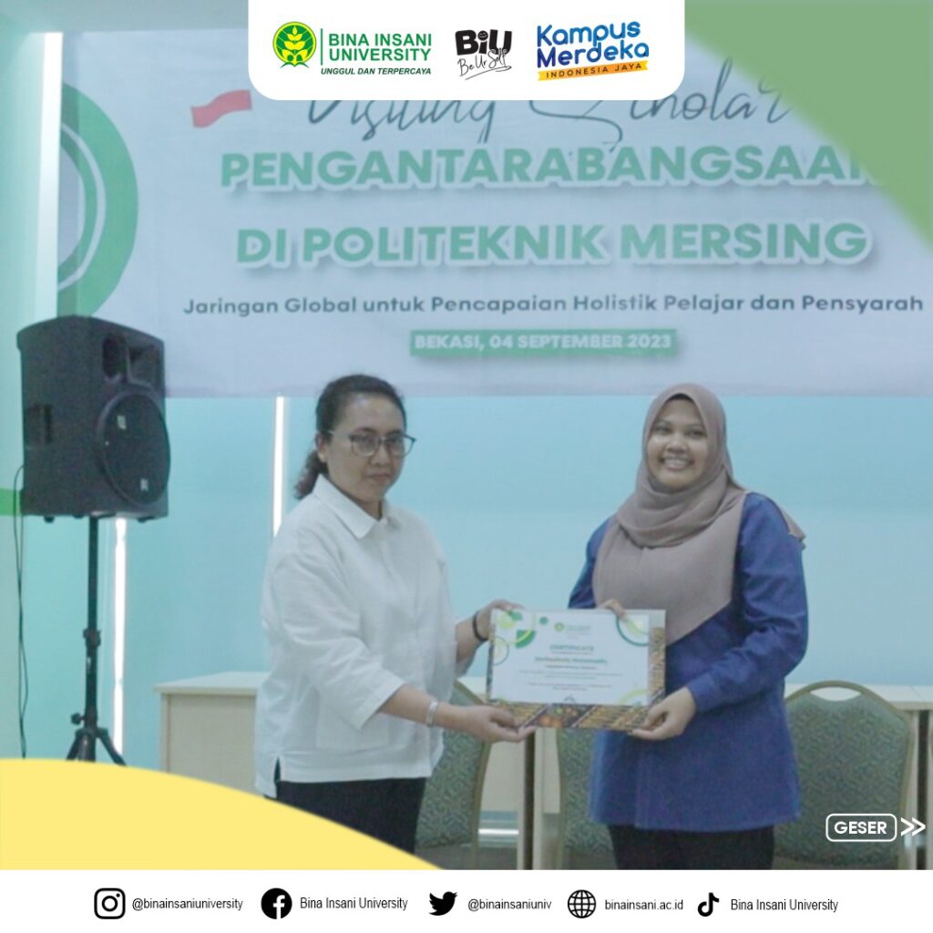 VISITING SCHOLAR PROGRAM - POLITEKNIK MERSING MALAYSIA – Universitas ...