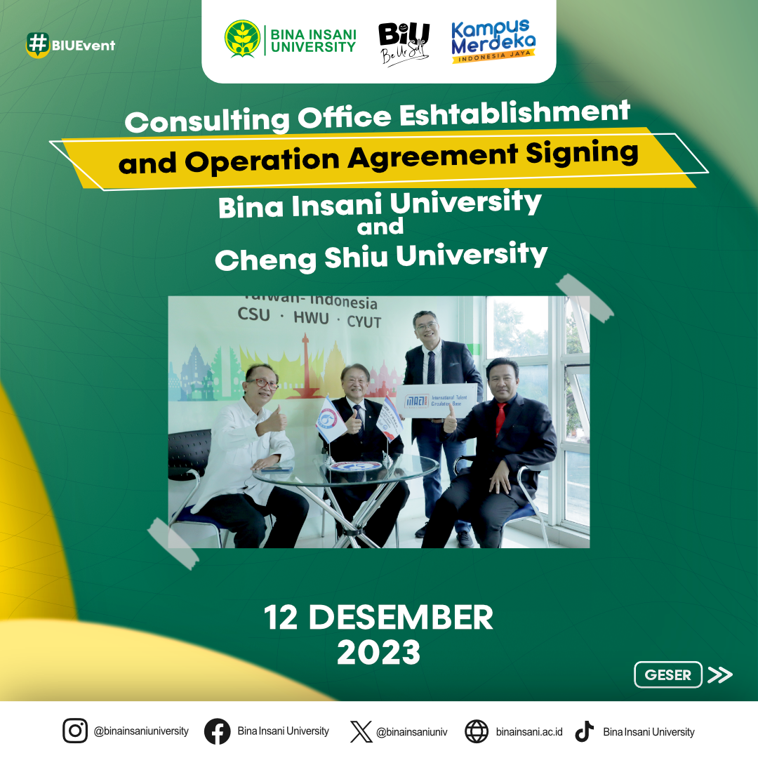 Consulting Office Establishment and Operation Agreement Signing Bina ...