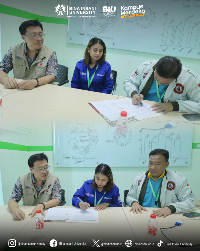 Penandatanganan MoA Program Double Degree antara Universitas Bina ...