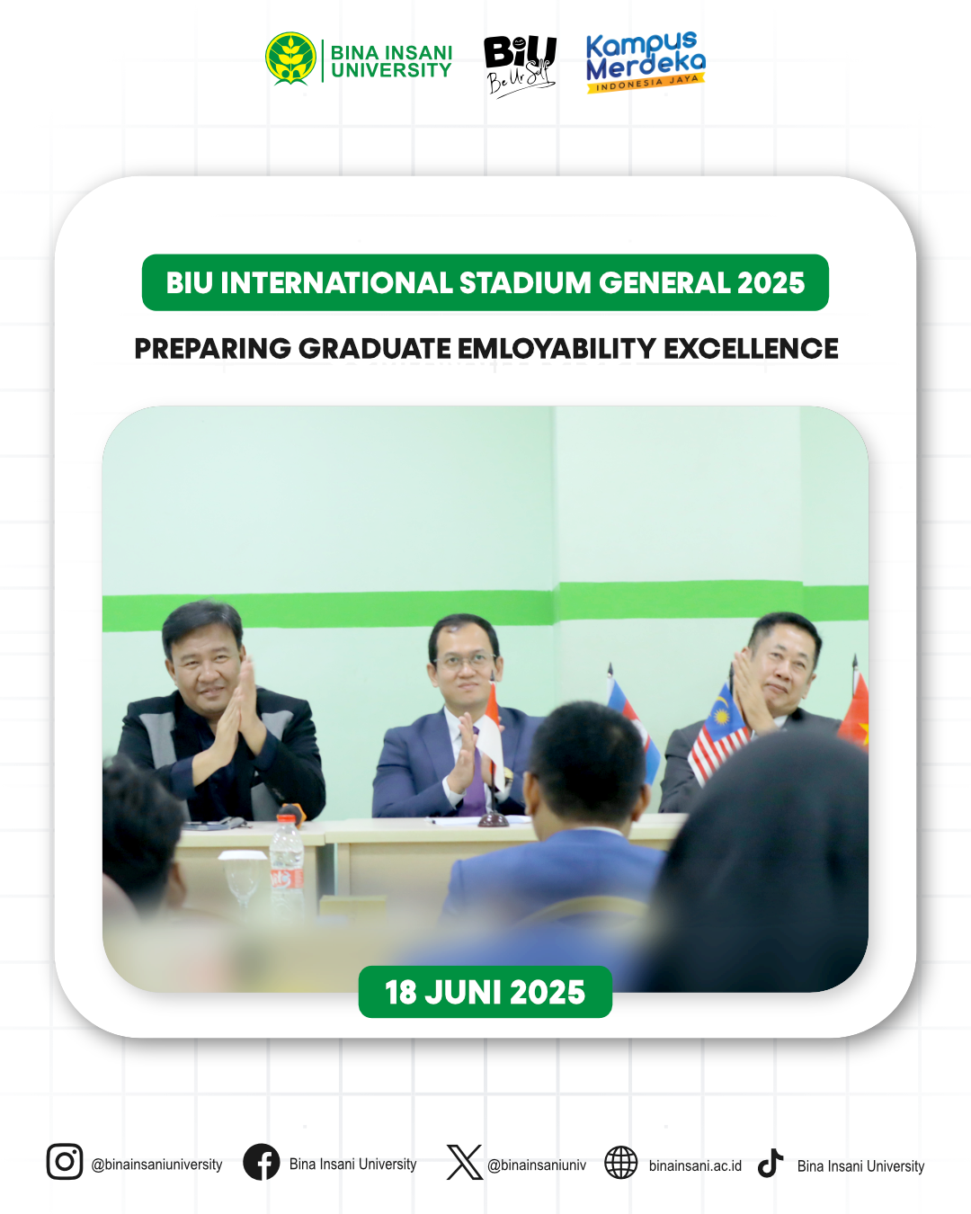 BIU International Stadium General 2025: Preparing Graduate Employability Excellence