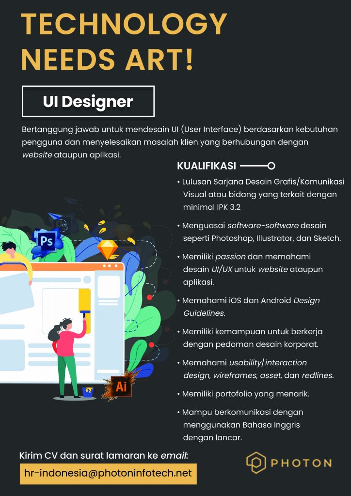 Lowongan Pekerjaan Photon Infotech – Universitas Bina Insani