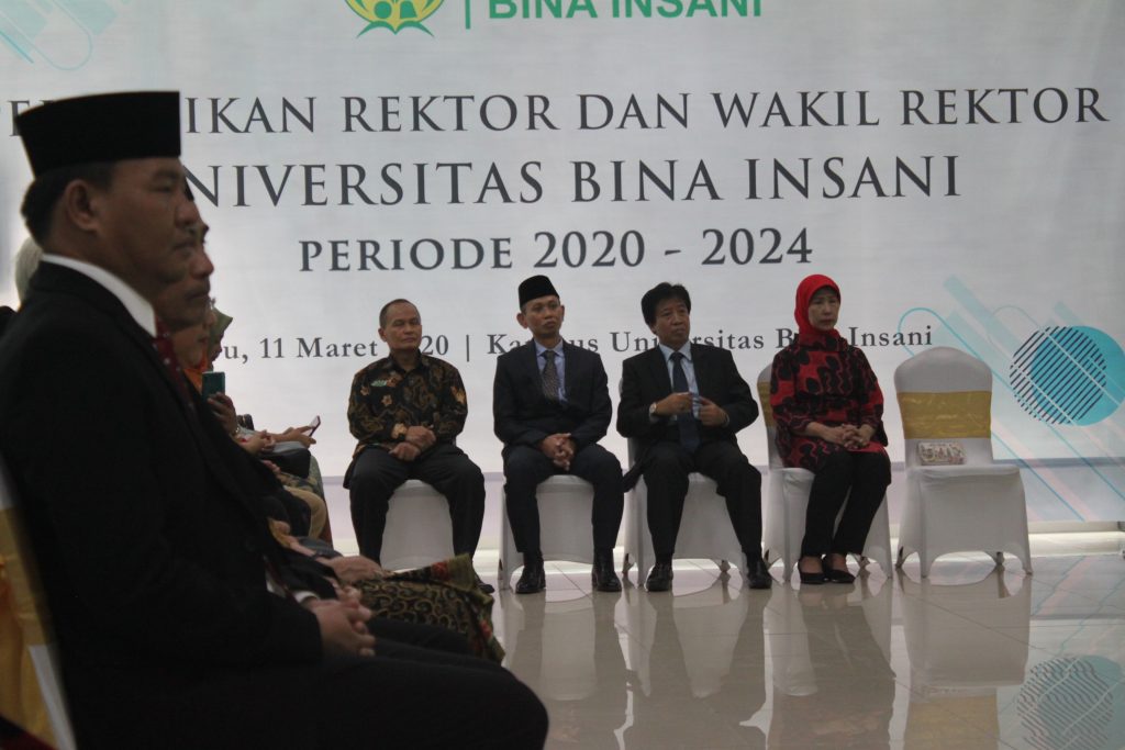 Pelantikan Rektor dan Wakil Rektor Universitas Bina Insani – Universitas Bina Insani