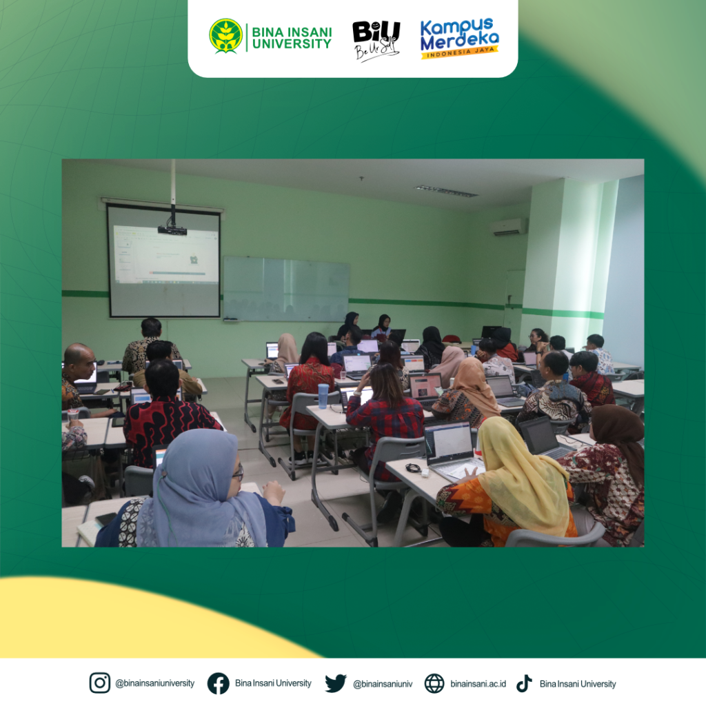 Pelatihan Penggunaan E-SPMI di lingkungan Universitas Bina Insani ...