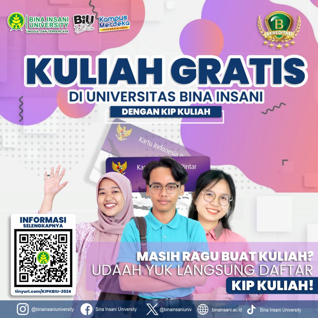 Pendaftaran KIP-K Universitas Bina Insani Tahun 2024📢 – Universitas Bina Insani