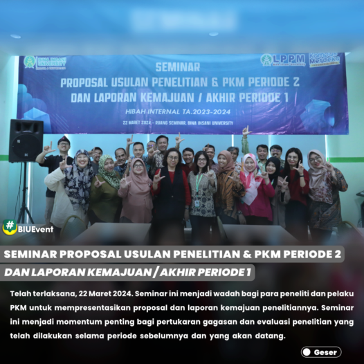 Seminar Proposal Usulan Penelitian & PKM Periode 2 – Universitas Bina ...